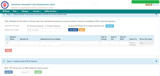 How to Merge Two UANs of Different EPF Accounts