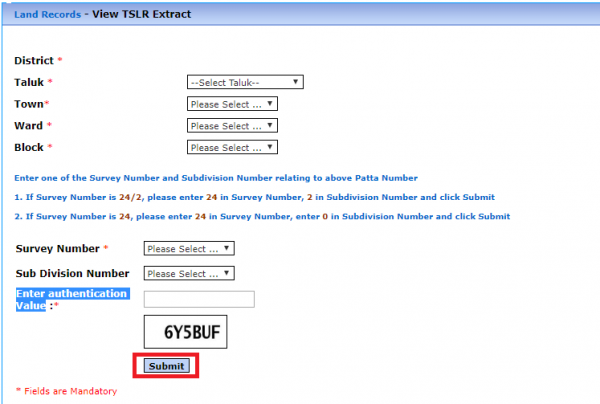 Patta & FMB Chitta Online Tamil Nadu's Land Records, eServices