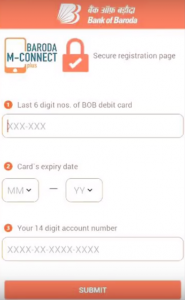 Bank of Baroda Mobile Banking - BOB Mobile Banking App, Registration