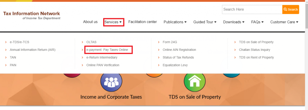 Online e-Tax Payment | Income Tax Payment - Paisabazaar.com