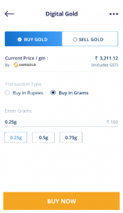 How to Buy Digital Gold on Paisabazaar Mobile App?