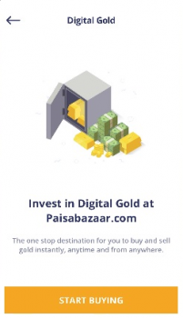 How to Buy Digital Gold on Paisabazaar Mobile App?