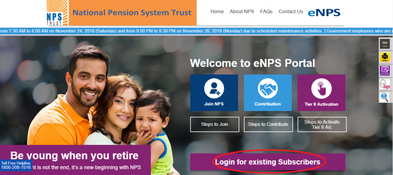 NPS Login (National Pension Scheme) & Registration Process