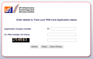 Enquiry/Track PAN Card Delivery Status Online at UTI, NSDL Portal or ...