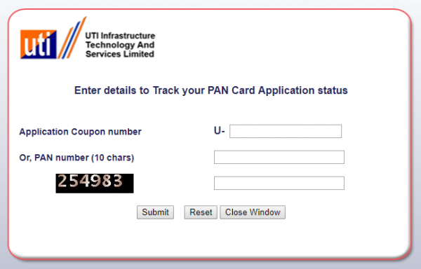 Enquiry/Track PAN Card Delivery Status Online at UTI, NSDL Portal or ...