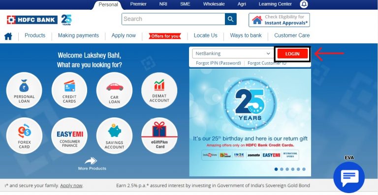 HDFC Netbanking - Steps to Login, Registration & Reset IPIN, All ...