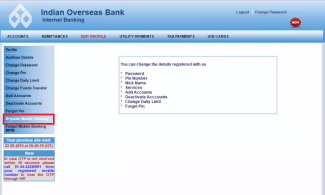 IOB Mobile Banking | IOB Mobile App Registration, Activation, Login, mPIN