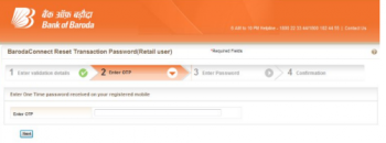 Bank of Baroda Netbanking- Login, Registration, Password reset