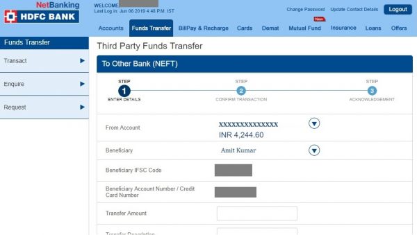 HDFC Netbanking - Login, Registration, Activate, Fund Transfer, Payments HDFC Netbanking - Login, Registration, Activate, Fund Transfer, Payments