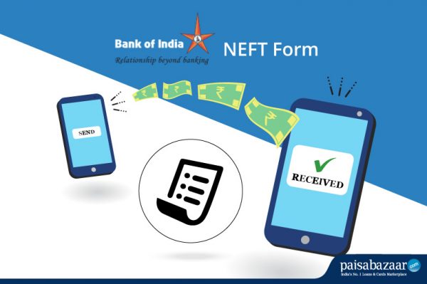 Bank of India NEFT Form - Paisabazaar.com