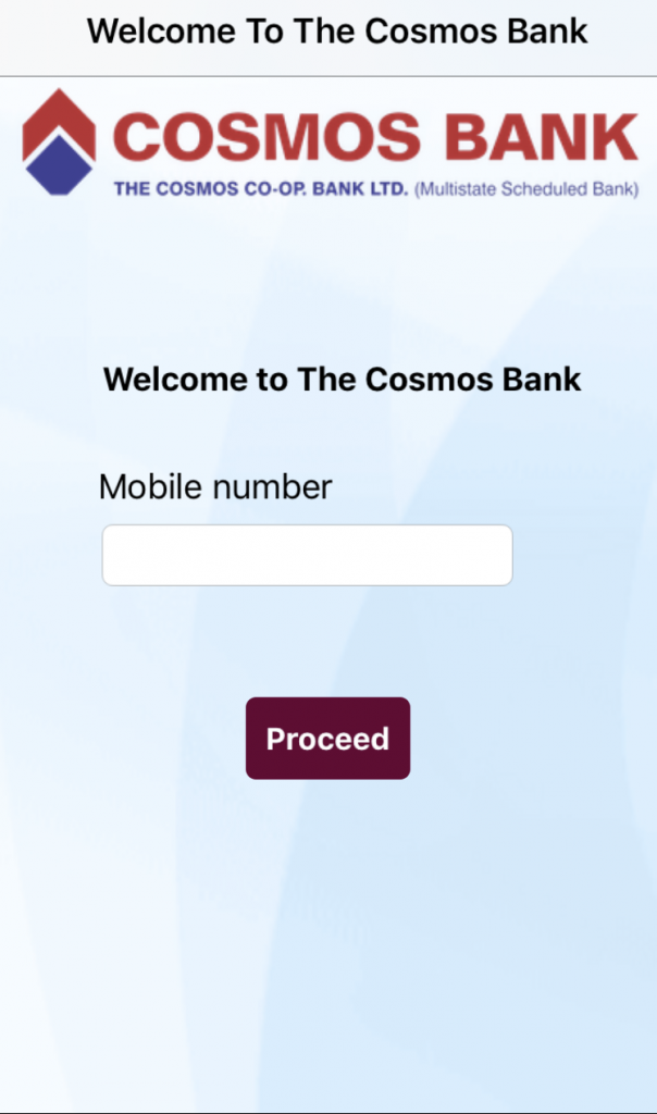 Cosmos Bank Mobile Banking - Register, Login, Fund Transfer
