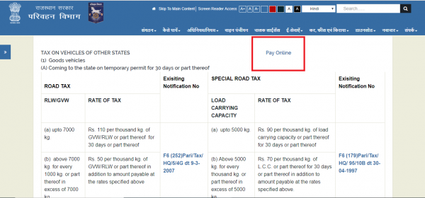 Road Tax Payment in Rajasthan | Car & Four Vehical - Paisabazaar.com