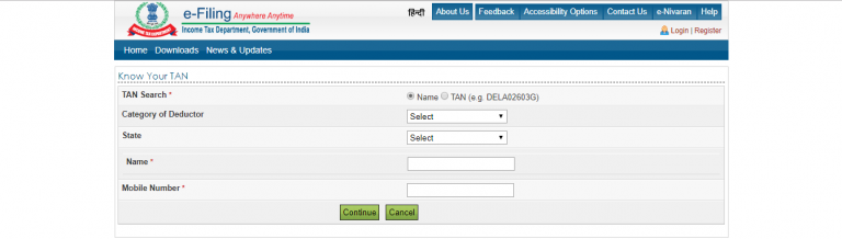 Apply for TAN Registration & TAN Number Online - Paisabazaar.com