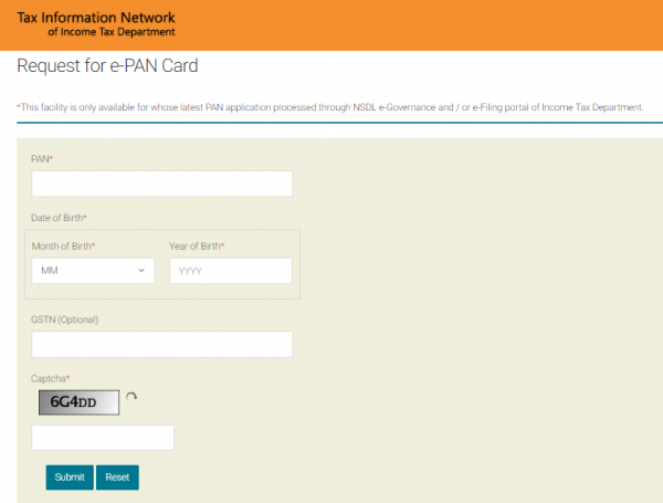 How to Download & Reprint Duplicate e-PAN Card Online through NSDL/UTIITSL