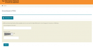 How to Download & Reprint Duplicate e-PAN Card Online through NSDL/UTIITSL