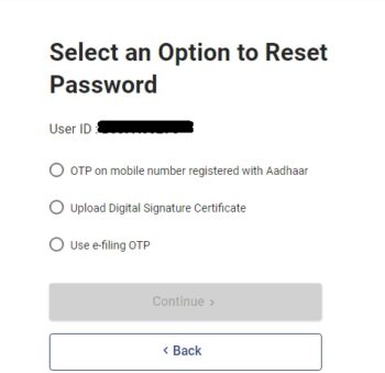 3 Ways to Reset Income Tax e-Filing Account Password - Paisabazaar.com