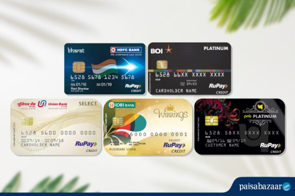 Best RuPay Credit Cards in India - Paisabazaar.com - 17 August 2021