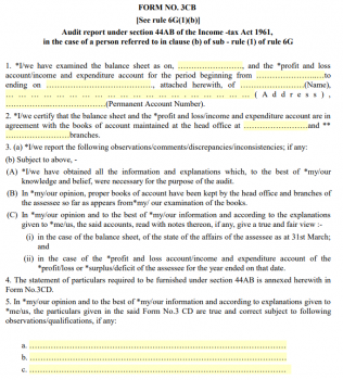 What is Form 3CB & How to Download it? - Paisabazaar.com