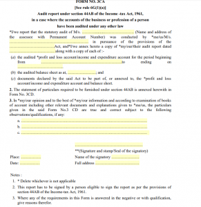 Form 3CA - Difference between form 3CA & 3CB - Paisabazaar.com