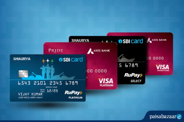 Best Credit Cards for Defence Personnel - Paisabazaar.com - 10 ...