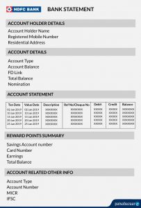 HDFC Bank Statement - Format, View, Download, Benefits - Paisabazaar