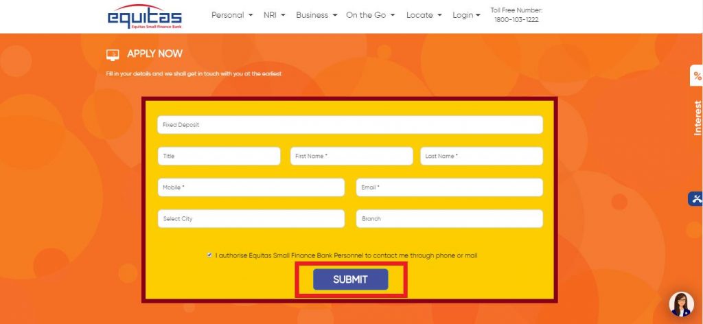 Equitas Small Finance Bank Fixed Deposit Interest Rates 2021