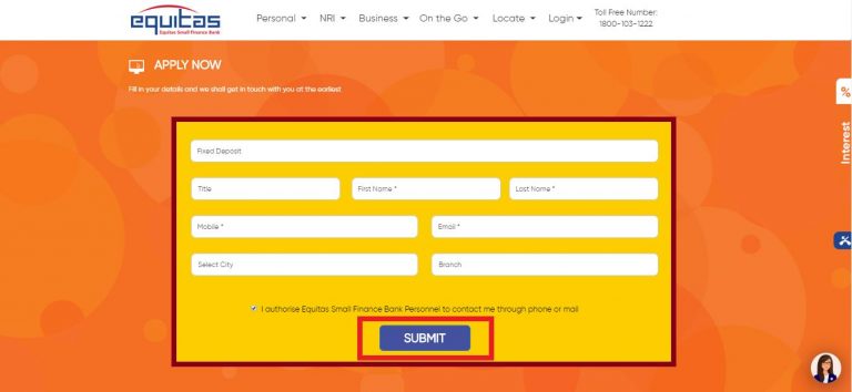 Equitas Small Finance Bank Fixed Deposit Interest Rates 2021