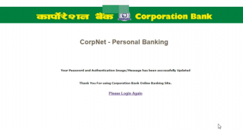Corporation Bank Netbanking- Registration, Login, Fund Transfer
