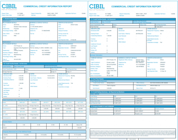 CIBIL Commercial Report: CIBIL for Companies & CIBIL Rank