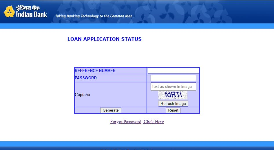 Indian Bank Personal Loan Status: Track Application & Check status Online