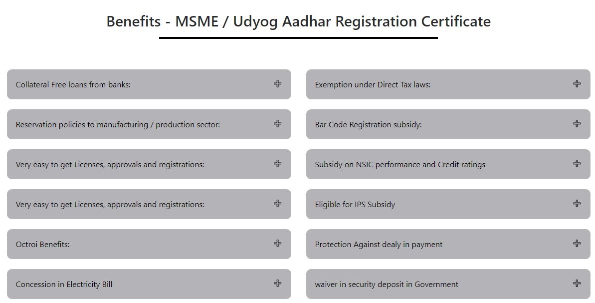 Udyog Aadhaar - Benefit, MSME, Documents Required, Registration Process ...
