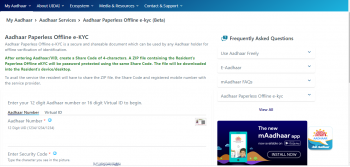 Offline Aadhaar Data Verification, Aadhaar Paperless Local e-KYC Process