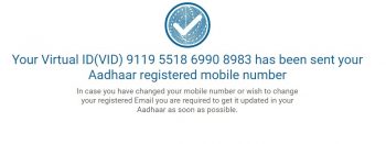Aadhaar Virtual ID - How to Generate or Regenerate Aadhar VID Online