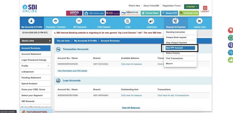 SBI PPF Account PPF Online Interest Rate Login How To Open sbi-ppf-account-ppf-online-interest-rate-login-how-to-open