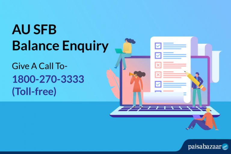 AU SFB Balance Enquiry - AU SFB Account Balance
