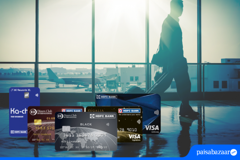 5 Best HDFC Credit Cards for Air Travel in 2022 - Paisabazaar.com - 20 ...