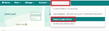 Check EPF Claim Status via UAN Portal, PF Number & UMANG App