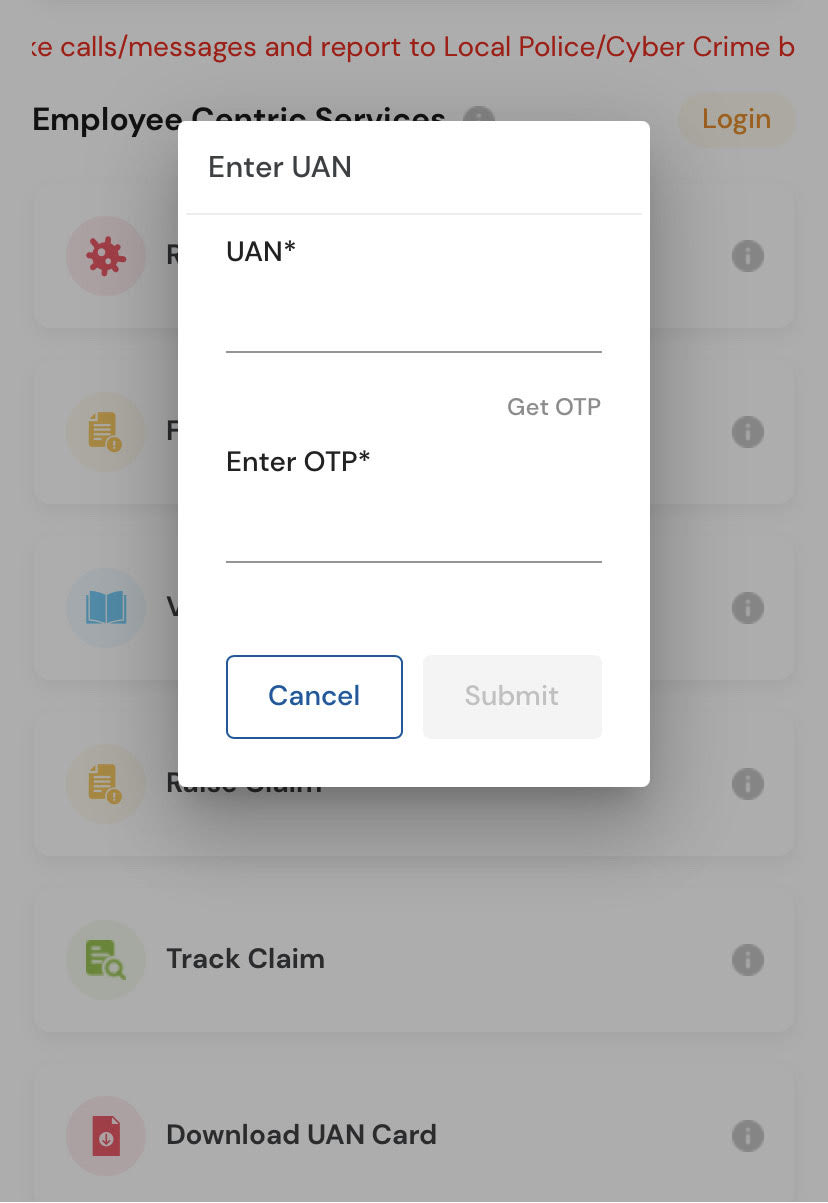 Check EPF Claim Status via UAN Portal, PF Number & UMANG App