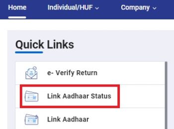 PAN Aadhar Link - How to Link Aadhaar with PAN Card Online Post ...