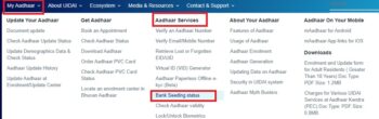 How to Check about Aadhaar Bank Link Status Online