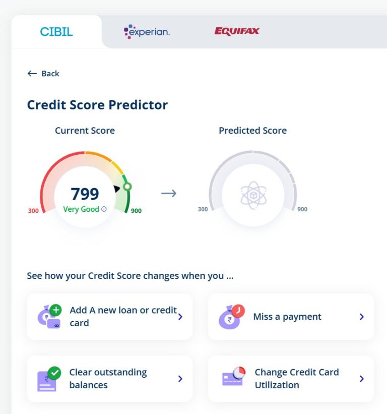 Credit Score Predictor by Paisabazaar | Check Predicted Score for FREE