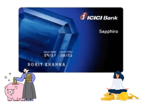 ICICI Bank Sapphiro Credit Card - Features,Benefits,Fees & Charges - 12 ...