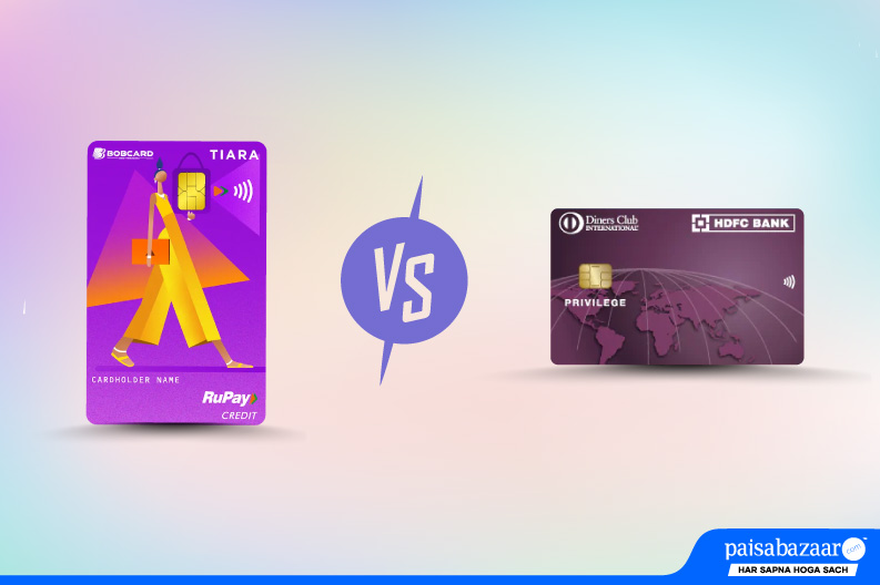 BOB Tiara vs HDFC Diners Club Privilege: Compare Lifestyle Rewards