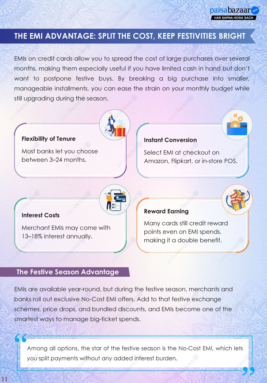 SWIPE SMART: Festive Edition | Best Credit Cards for the Season - 22 ...